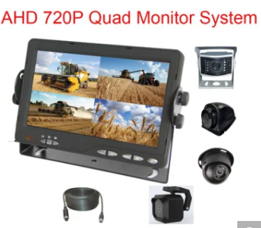 7inch HD 720p 1080P Quad Backup Rearview LCD Monitor